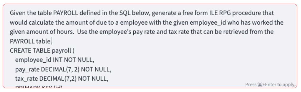 開発中のRPG特化の生成AI「IBM i Code Assistant」を紹介、FF RPGを生成、コードの説明、テストコード生成 ～大規模言語モデル開発プロジェクトへの参加呼びかけも ...