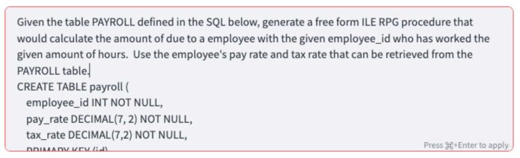 開発中のRPG特化の生成AI「IBM i Code Assistant」を紹介、FF RPGを生成、コードの説明、テストコード生成 ～大規模 ...